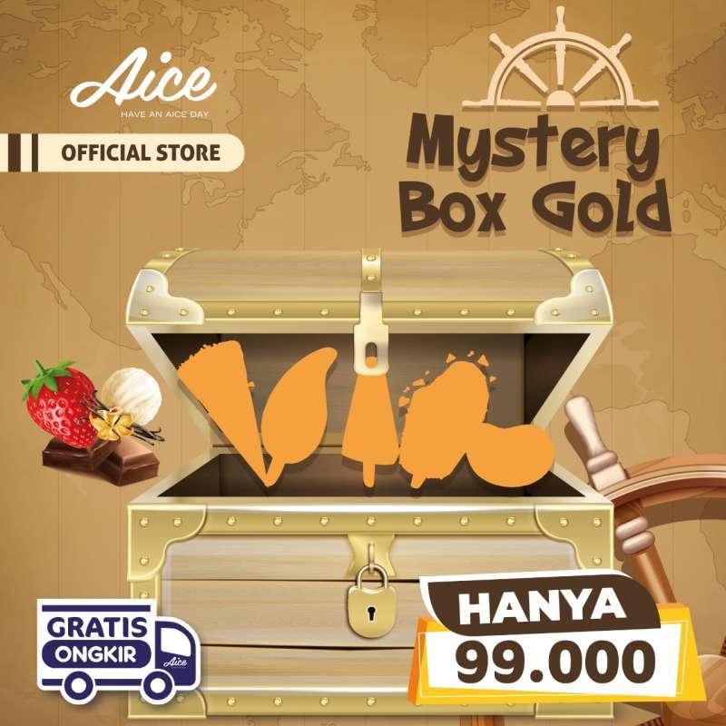 Promo AICE Ice Cream Mystery Box Es Krim Gold Diskon 51% di Seller AICE ...