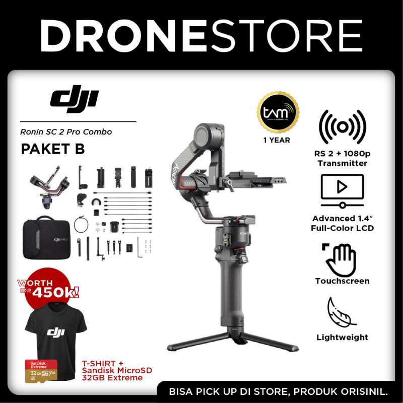 Jual DJI Ronin SC2 Combo Gimbal Stabilizer Kamera Original Garansi ...