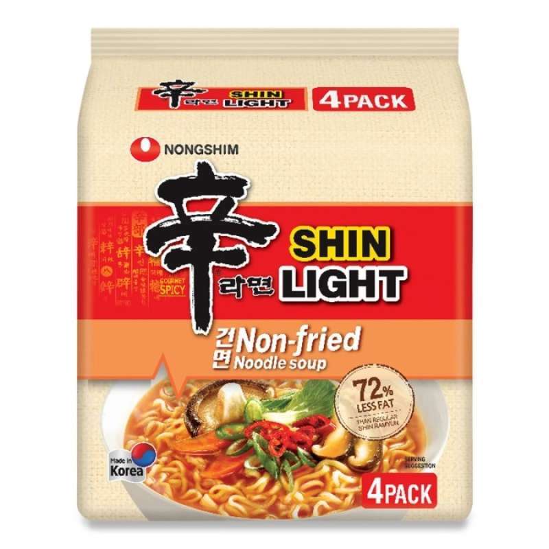 Jual Nongshim Shin Light Noodles 4sX97g di Seller BisQuitto Shop ...