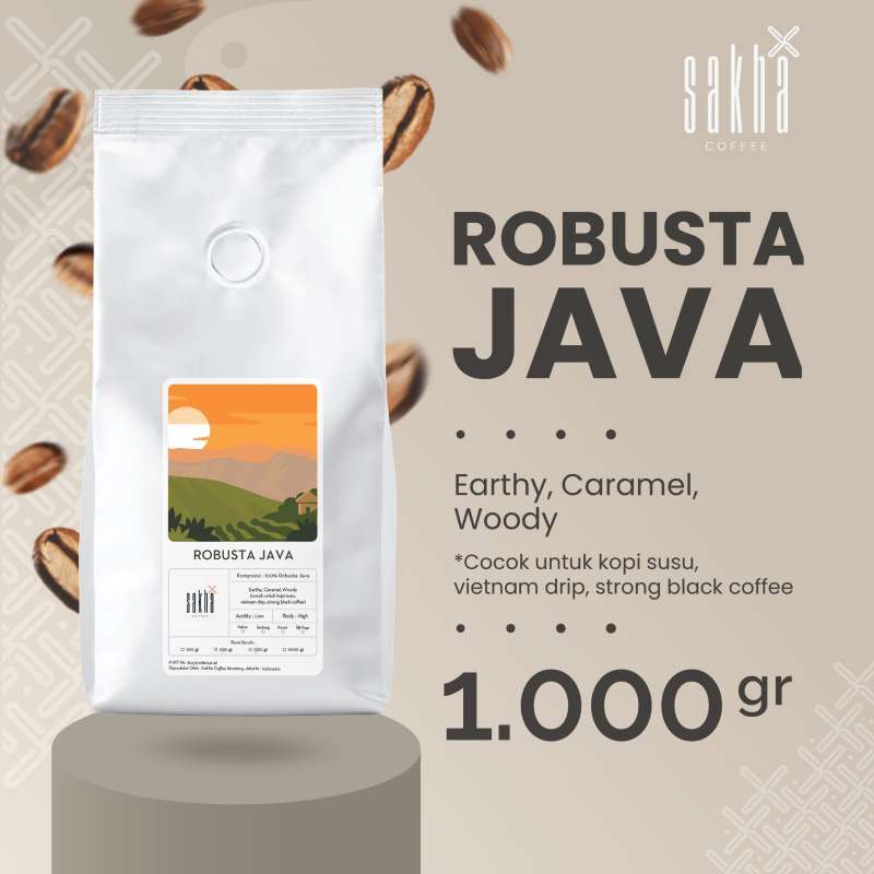 Promo SAKHA COFFEE | Biji Kopi Bubuk Fine Robusta Java Island Jawa Coffee Roast Beans Espresso ...