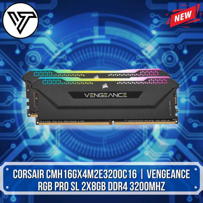 Jual Corsair Vengeance RGB Pro SL 16GB DDR4 DRAM 3200MHz C16 di Seller ...