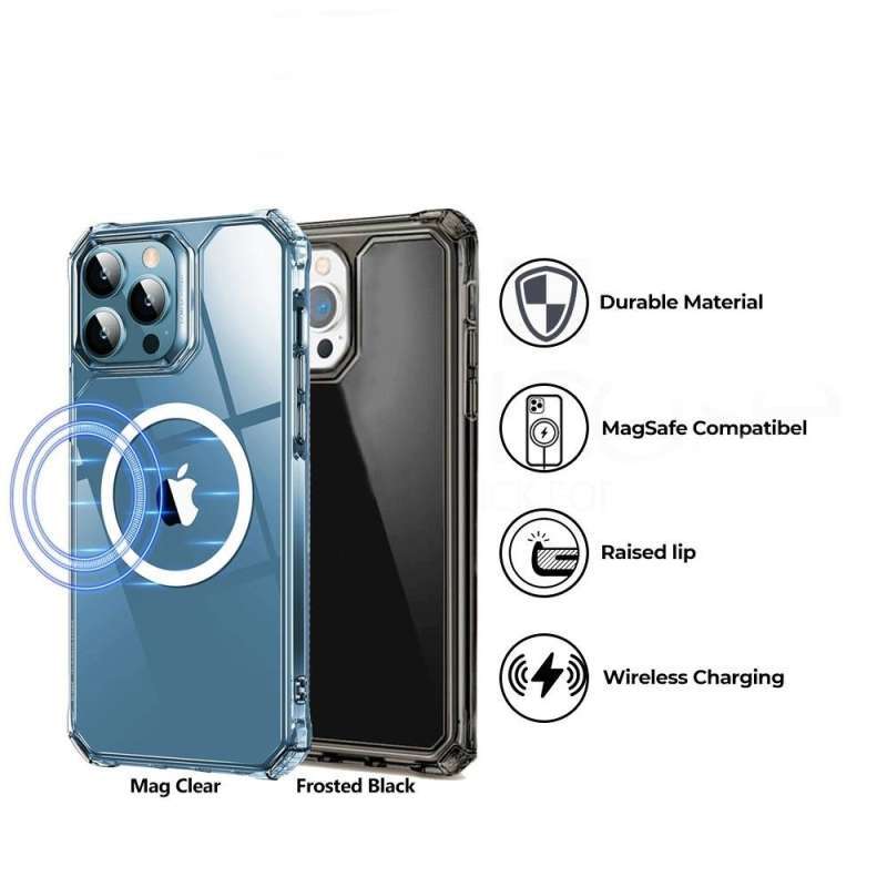 Promo Case iPhone 13 Pro Max 13 Mini ESR Air Armor Hybrid Anti Crack ...
