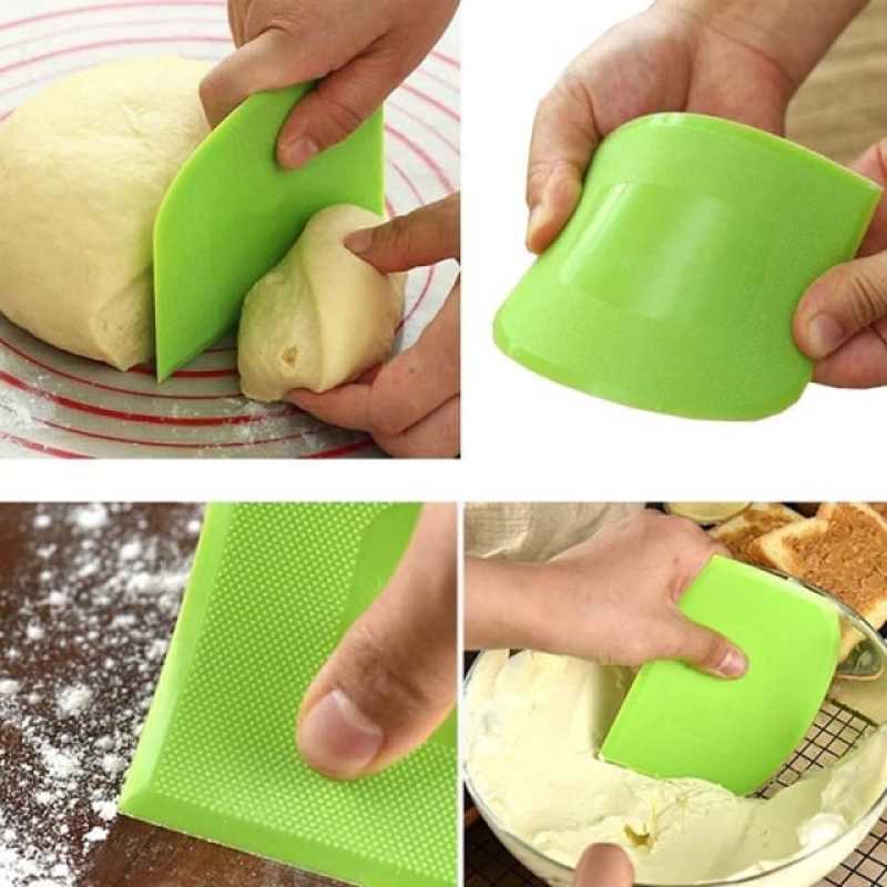 Jual HOMEXO Alat Pemotong Adonan Kue / Scraper Premium Tebal / Scraper ...