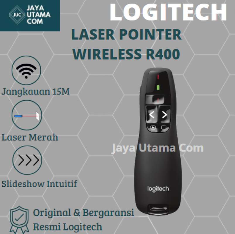 Jual Logitech R400 Wireless Presenter Original di Seller Jaya Utama Com ...