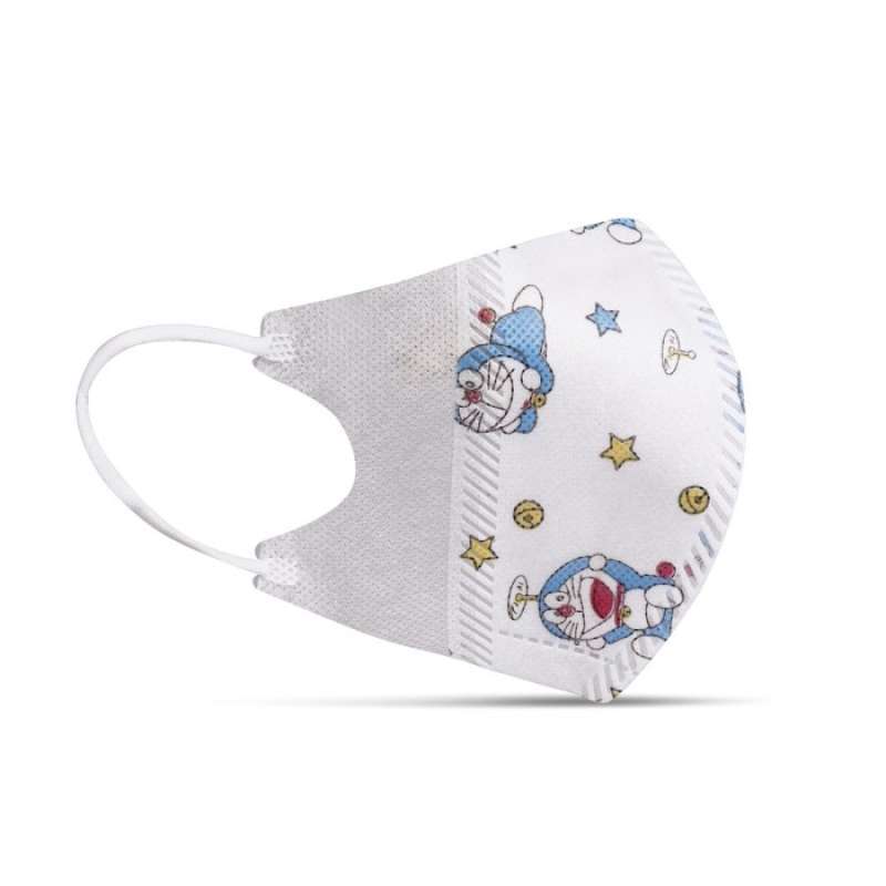 Jual Masker Anak Masker Earloop 3ply Disposable Mask Motif Putih ...