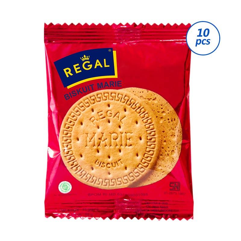 Promo REGAL Marie Biskuit [10 pcs/12 g] Diskon 10% di Seller Bliblimart ...