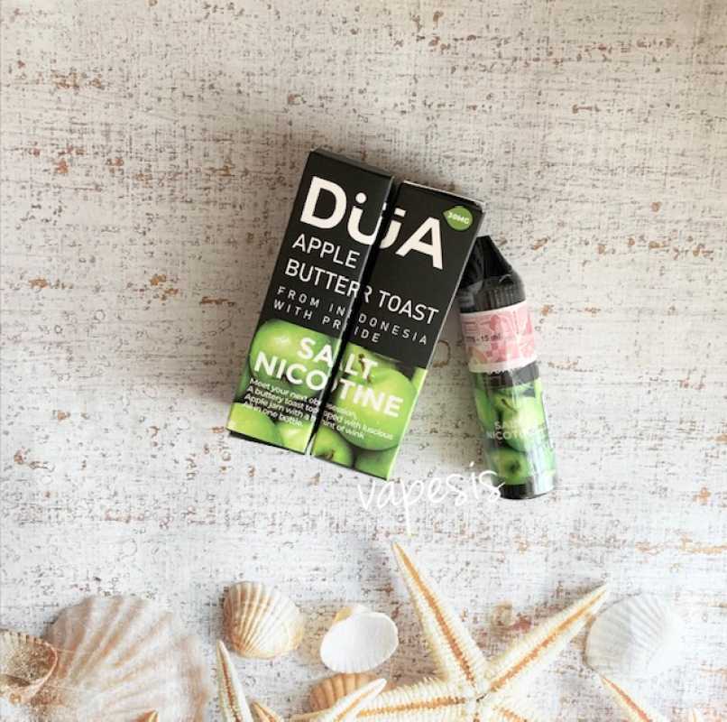Jual Salt Nic Dua Apple 15ml Butter Toast 30mg Liquid Vape Saltnic di ...
