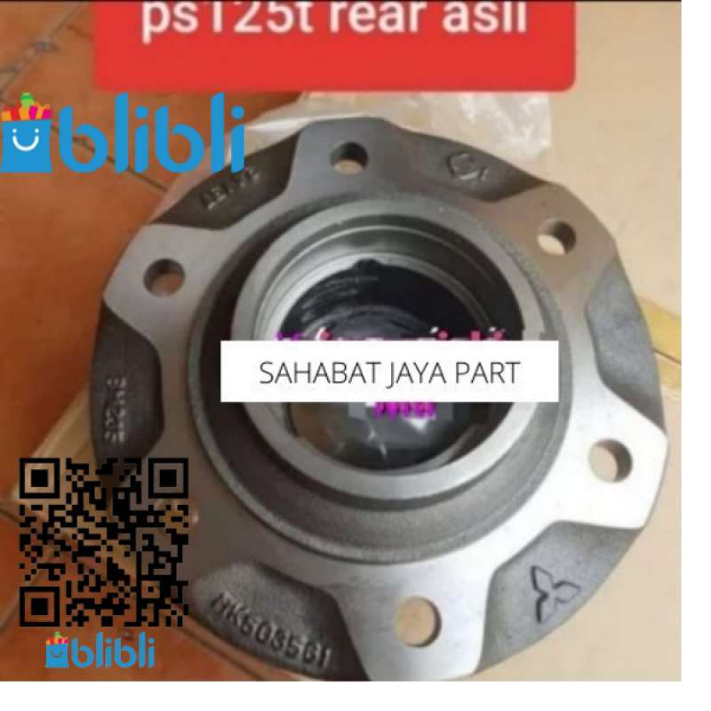 Jual nap roda belakang atau wheel hub rear canter ps125hd original ...
