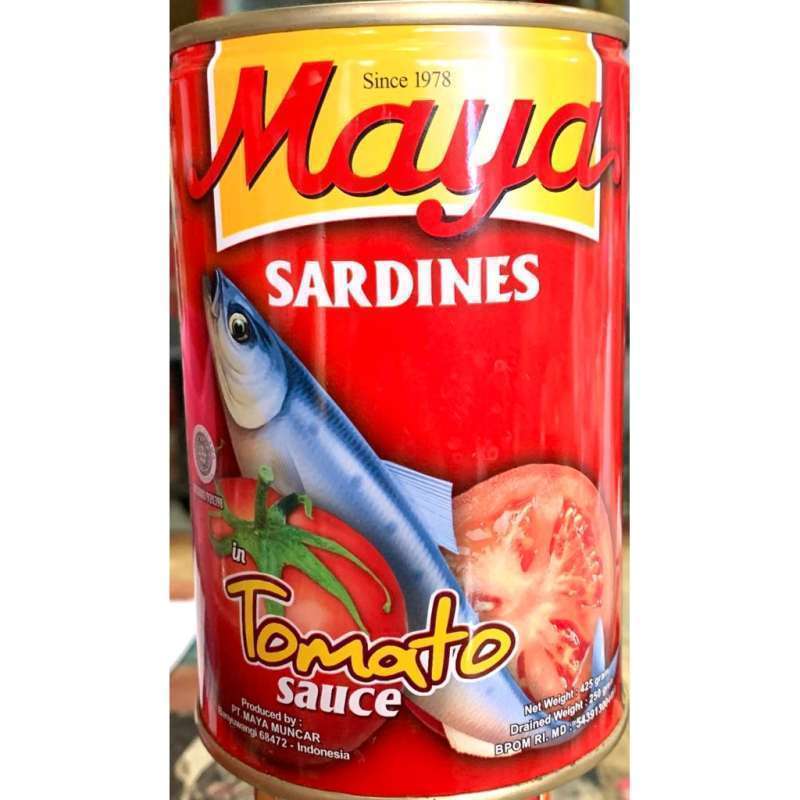 Promo Sarden Maya Kecil 155 Gr Diskon 15% Di Seller Toko Fadhil ...