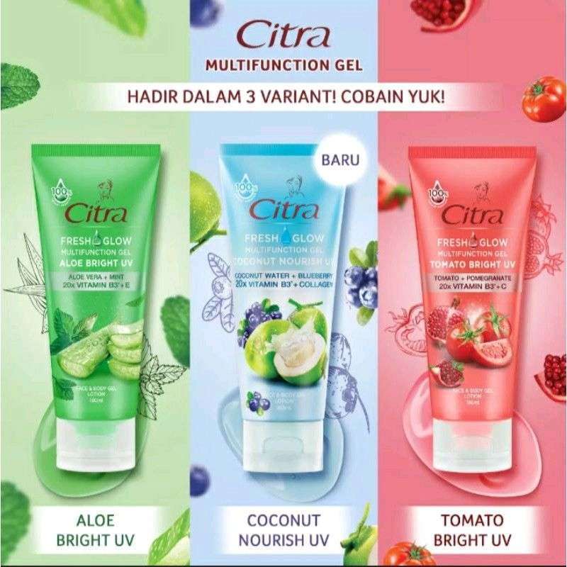Jual Citra Fresh Glow Tomate bright Uv180 ML atau hijau fresh - Tomat ...