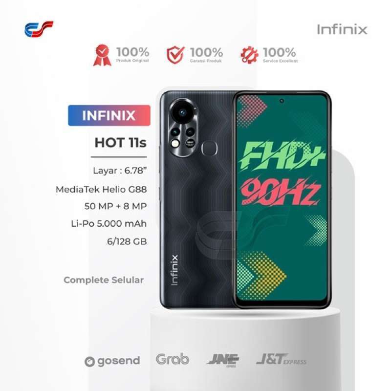 Promo Infinix HOT 11S NFC 6/128GB - Warna Diskon 4% di Seller SMS SHOP ...
