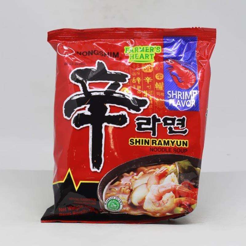Jual NONG SHIM SHIN RAMYUN SHRIMP 120 GR di Seller SAJIRA FARM - Meruya ...