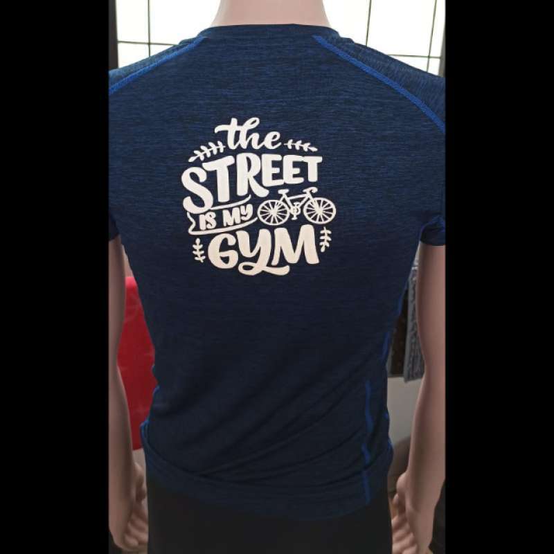 Jual Masterman the street is my gym KAOS OLAHRAGA sepeda reflective - S ...
