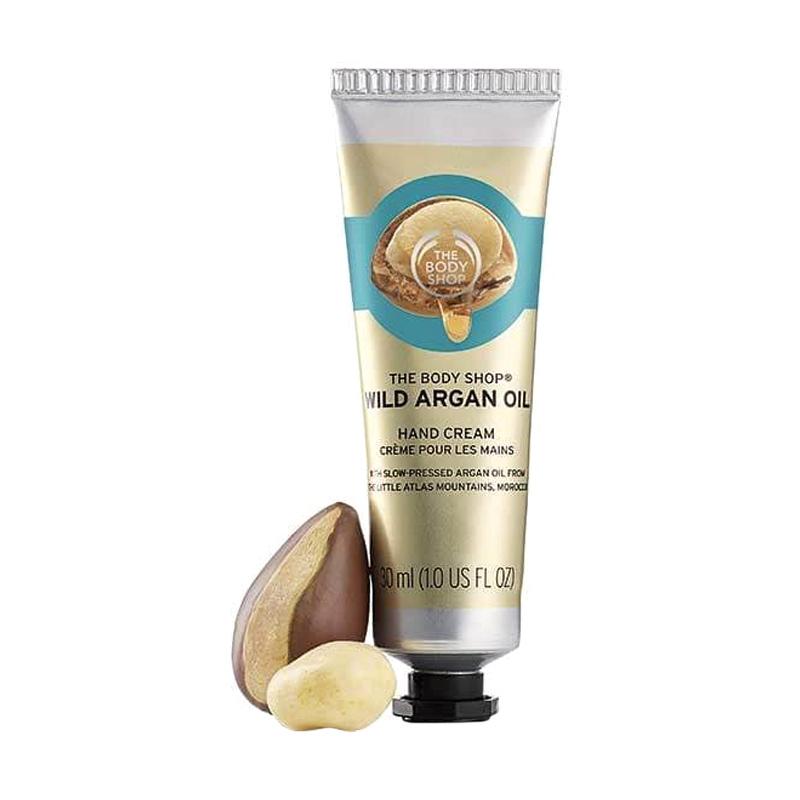 Body Shop Wild Argan Oil Hand Cream 30Ml Harga