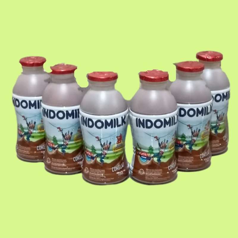 Jual Indomilk Susu UHT Coklat Kemasaan Botol 190 mL [6 botol] di Seller Adhins Smart Shop ...