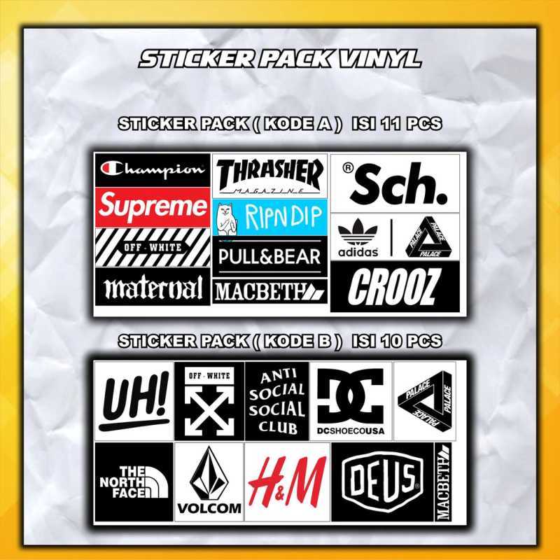 Jual STICKER DISTRO STICKER BRAND STICKER CLOTHING VINYL di Seller ...