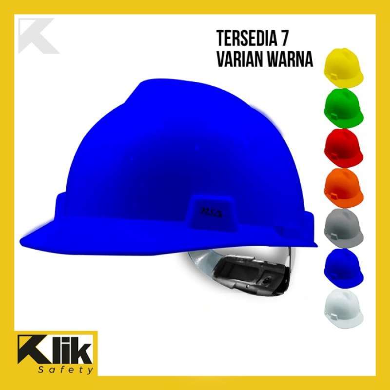 Jual Gratis Ongkir Topi Helm Proyek Nsa, Fastrac Putar - Sni - Biru di ...
