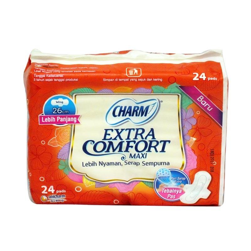 Jual GSGB: Charm Extra Comfort Maxi Wing [ 26 cm 24 Pads Pembalut ...