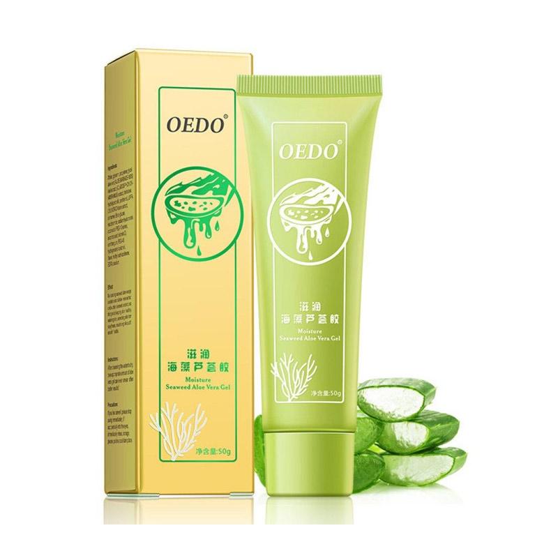 Jual Oedo Natural Seaweed Aloe Vera Gel Face Moisturizer Whitening ...