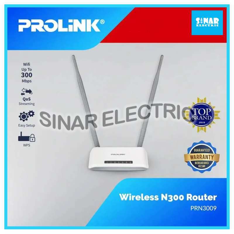 Jual Router PROLINK PRN3009 Wireless WiFi 300 Mbps High Speed Broadband ...