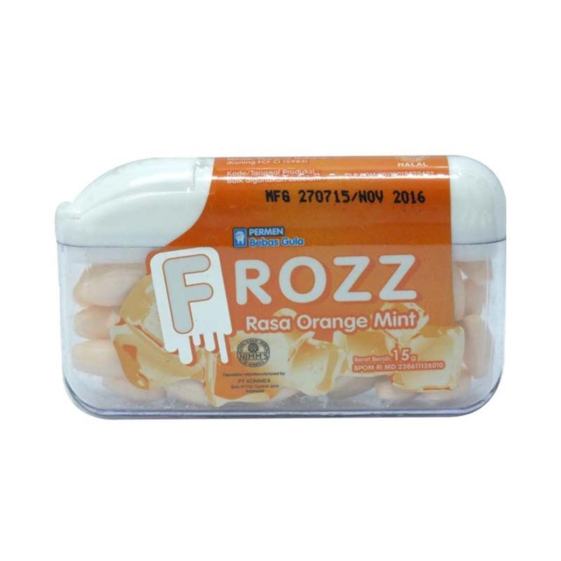 Jual Frozz ORANGE MINT Sugar Free Permen [15 g] di Seller cemilan4u ...