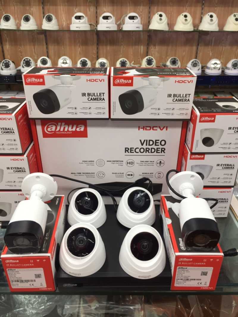 Promo PAKET CCTV DAHUA 8 CHANNEL + 6 KAMERA 2MP KOMPLIT - 500gb Diskon ...