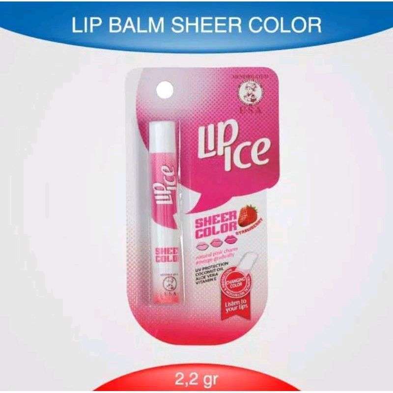 Jual Original Lip Ice Sheer Color Changing Color Lip Balm 2,2gr ...