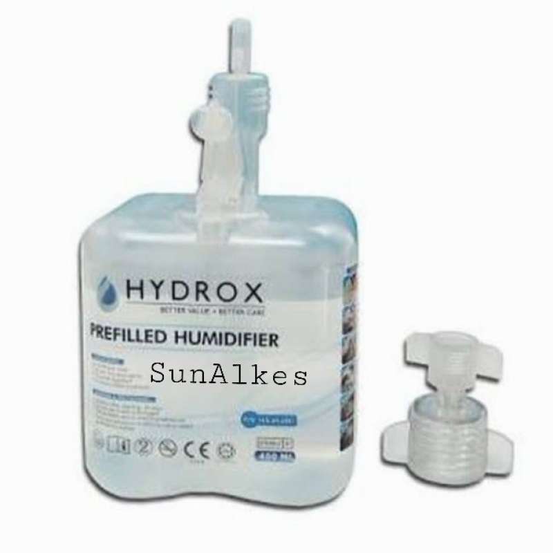 Jual Hidrox Air Oxygen Concentrator Steril/Hidrox Prefilled 450ml di ...