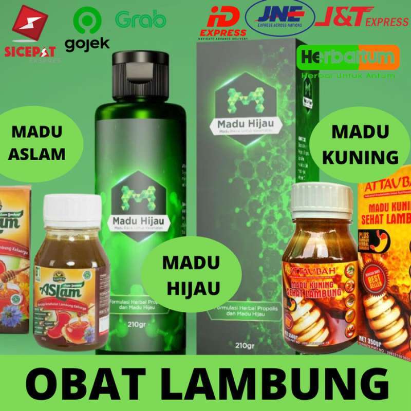 Jual Obat Lambung (Madu Hijau - Madu Kuning Attaubah - Madu Aslam ...
