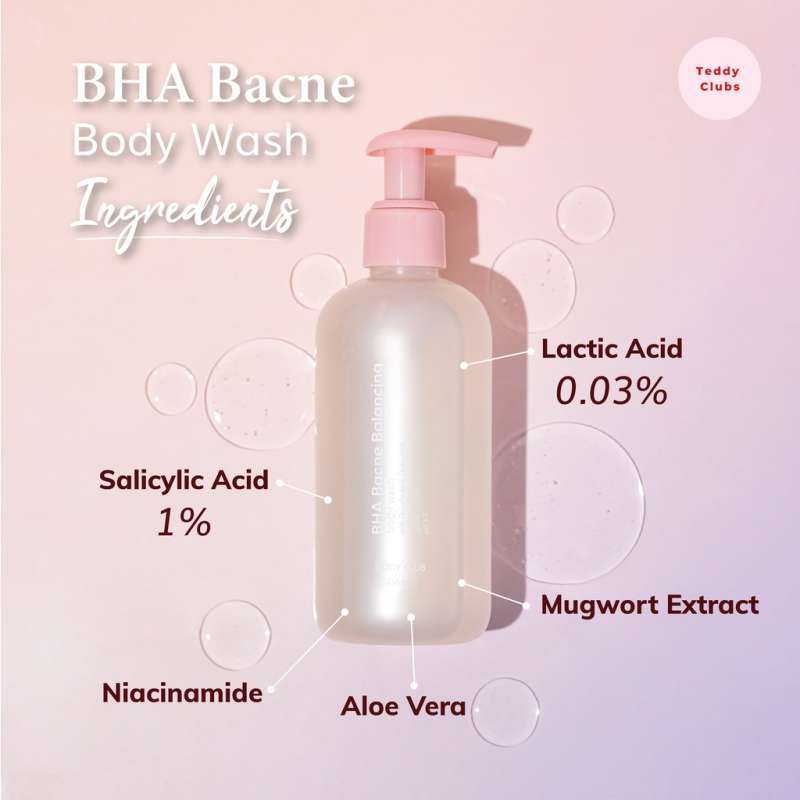 Jual Teddy Clubs BHA Bacne Balancing Body Wash - 236ml di Seller Ponny ...