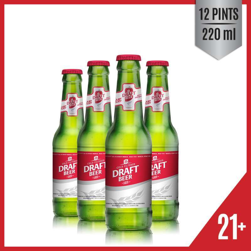 Promo Draft Beer Lager 220 ml / Bir Lager ( 12 Pint / 12 Botol ) Diskon ...