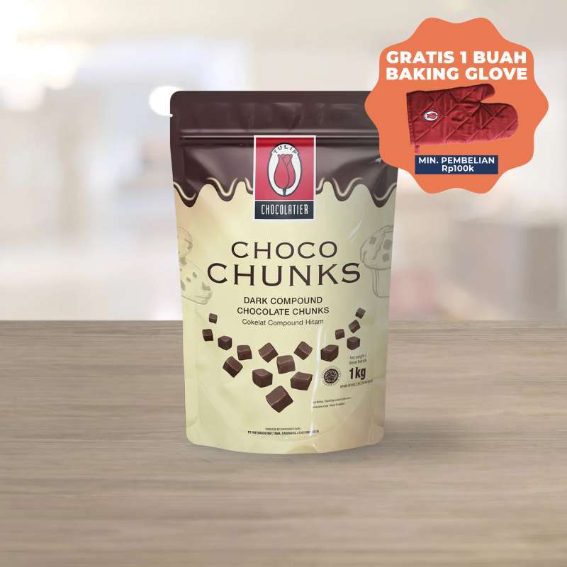 Jual Tulip Dark Chocolate Chunks 1kg di Seller Kiosk Cokelat - Kota ...