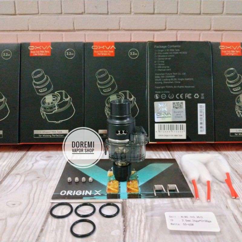 Jual RDTA TANK X ORIGIN X OXVA ORIGINAL di Seller DOREMIVAPORSHOP ...
