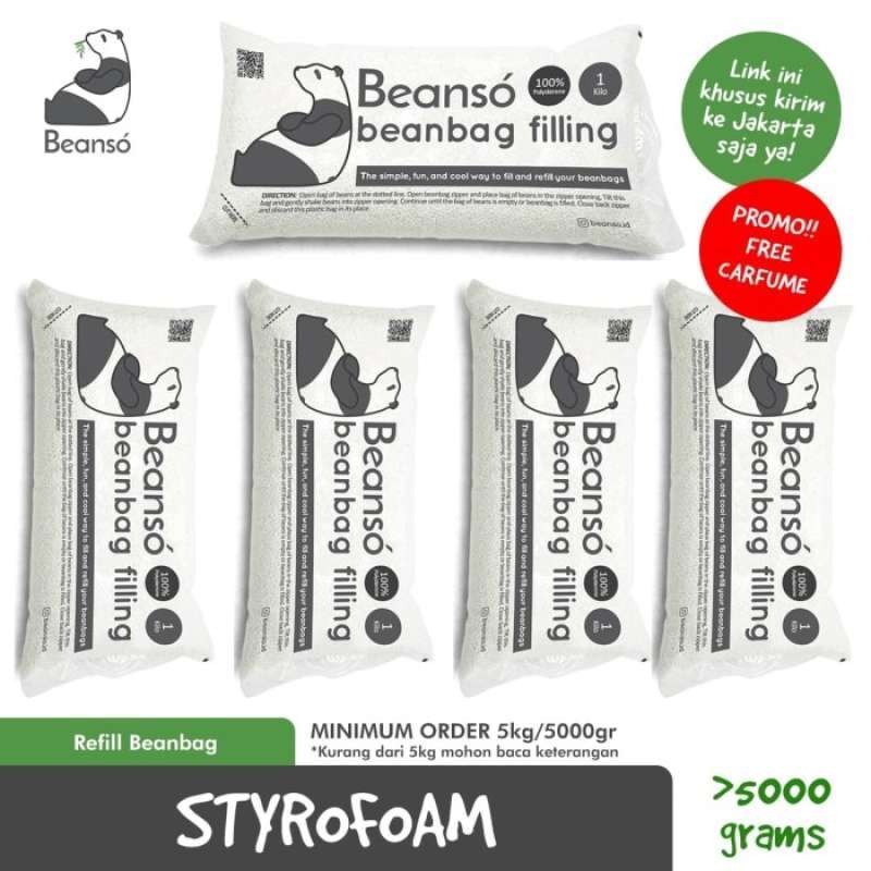 Promo Styrofoam Butir Refill Bean Bag Minimum 5kg (khusus JADETABEK ...