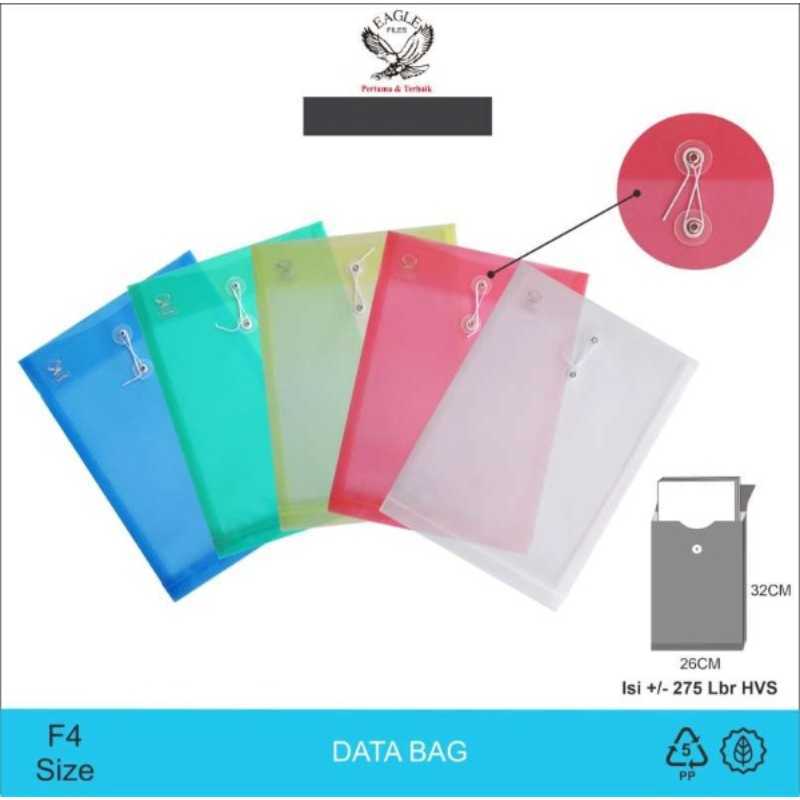 Jual Eagle Files E 211v Fertikal Map Plastik Tali Data Bag Folder [6 ...