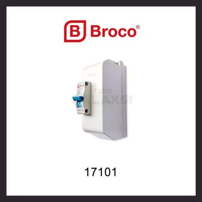 Jual Broco Box Mcb 1 Grup Outbow Kotak Tempel 17101 Rumah Mcb 1 Group ...