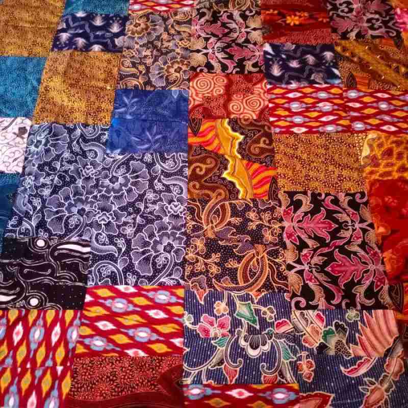 Promo Kain Perca Batik Sambung Ukuran 60x60cm Diskon 10% Di Seller ...
