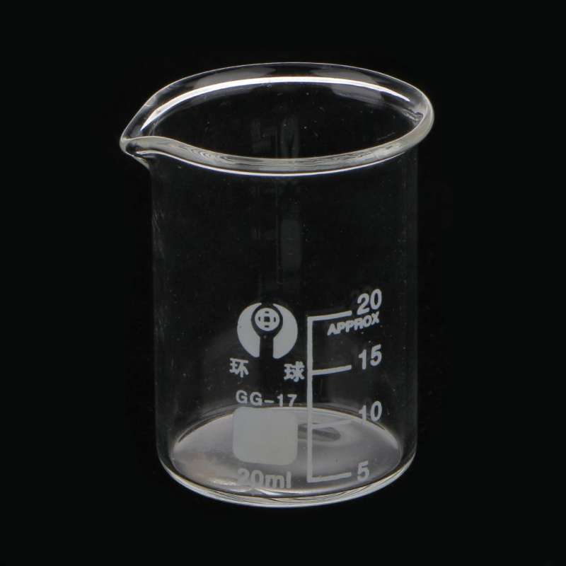 Jual 20ml Low Form Glass Beaker Borosilicate Measuring Lab Glassware Di ...