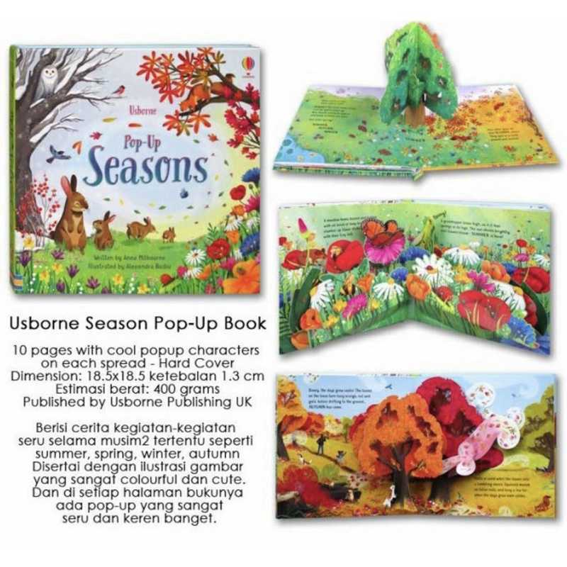 Jual Usborne Pop Up Seasons - Buku Impor Anak Edukasi Imported Book ...