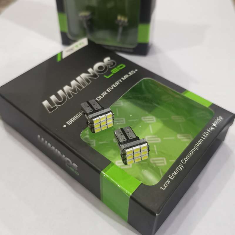 Jual LUMINOS LED T10 SENJA PLAT SEIN PLAFON KILOMETER 9 TITIK LED ...