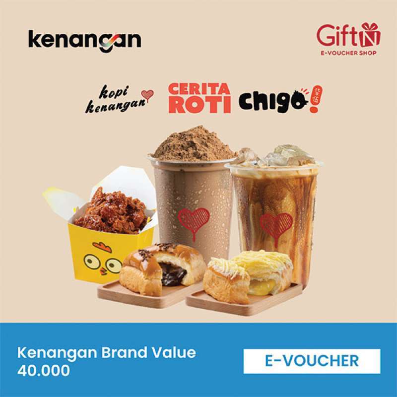 Promo Kenangan Brand Value Voucher 40000 Diskon 14% Di Seller Giftn ...