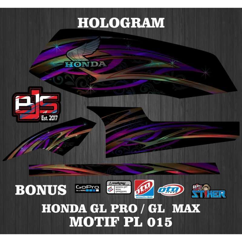 Promo decal / stiker sticker / striping sticker bahan hologram ...