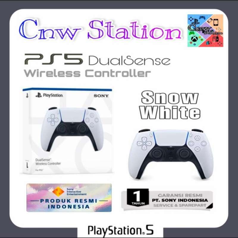 Jual Dualsense ps5 wireless controller - Snow white di Seller Tidar ...