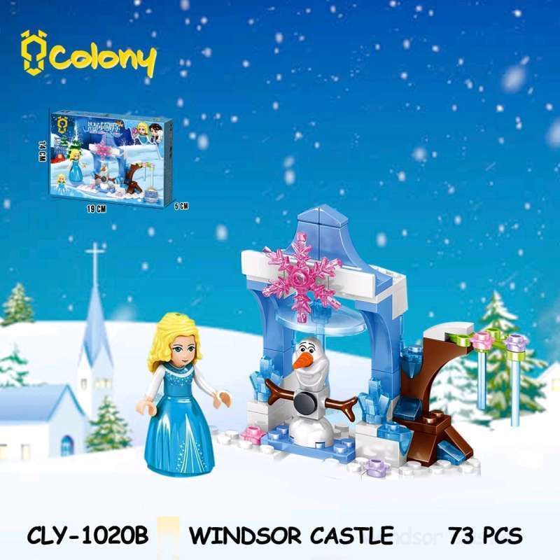 Jual Snow Castle Blok BLock Balok Bricks Tumpuk Building Set Mainan ...