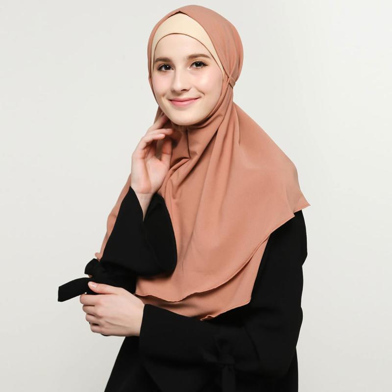 Jilbab Khimar Tali Non Pet - Hijab Casual