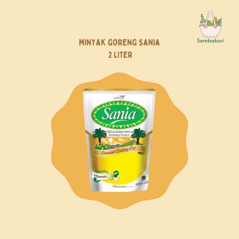 Jual Sania Premium Minyak Goreng Pouch [2000 mL] di Seller Sembakori ...