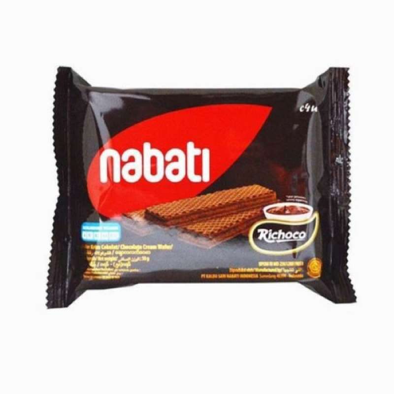 Jual Nabati Wafer Richoco - Wafer Krim Cokelat [38 g/ 60 pcs/ Karton ... Jual Nabati Wafer Richoco - Wafer Krim Cokelat [38 g/ 60 pcs/ Karton ...