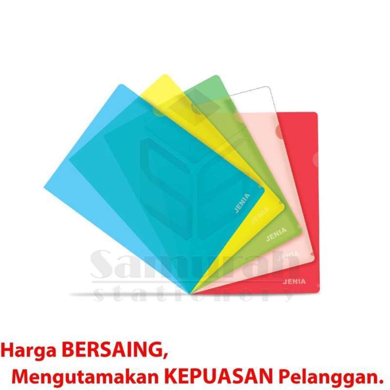 Jual Map L Plastik Bening Ukuran A4 - F4 / Clear Sleeves A4 Folio Warna ...