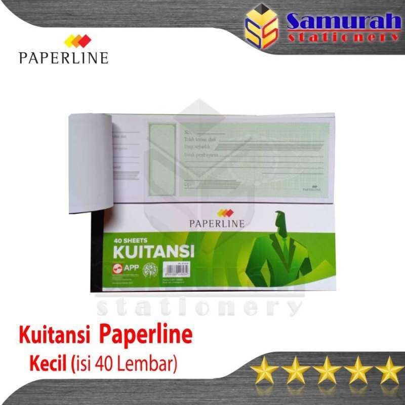 Jual Buku Kuitansi Paperline Kecil Isi 40 Lembar / Kwitansi Kt 40 M Mini Di Seller Samurah ...