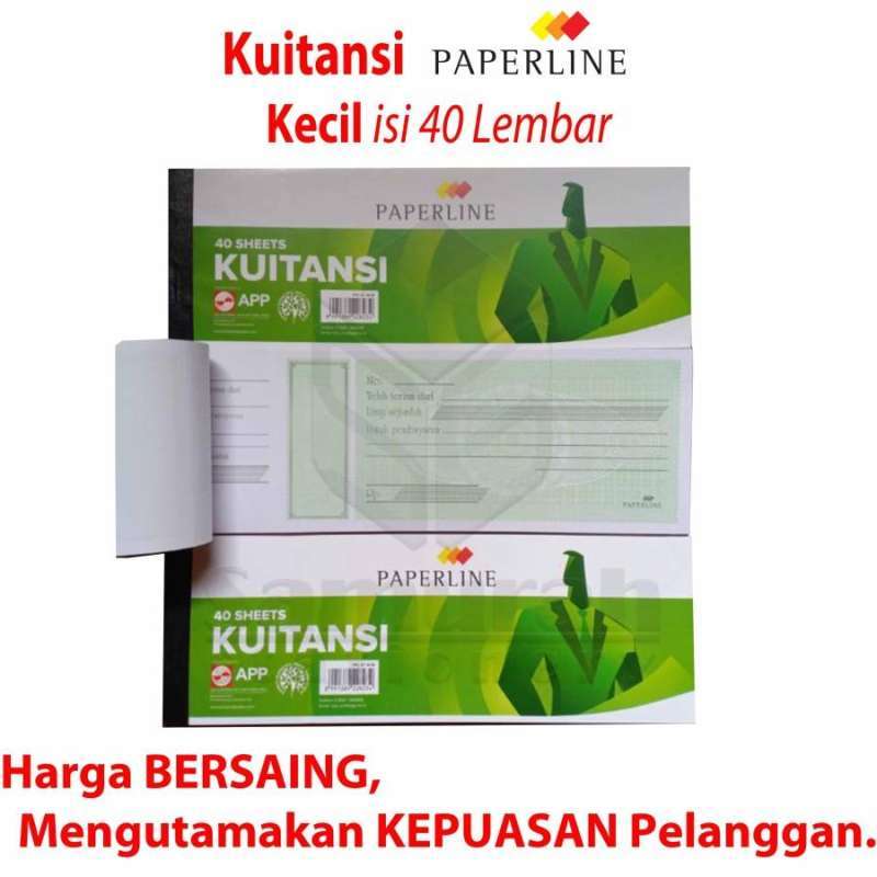 Jual Buku Kuitansi Paperline Kecil Isi 40 Lembar / Kwitansi Kt 40 M Mini Di Seller Samurah ...
